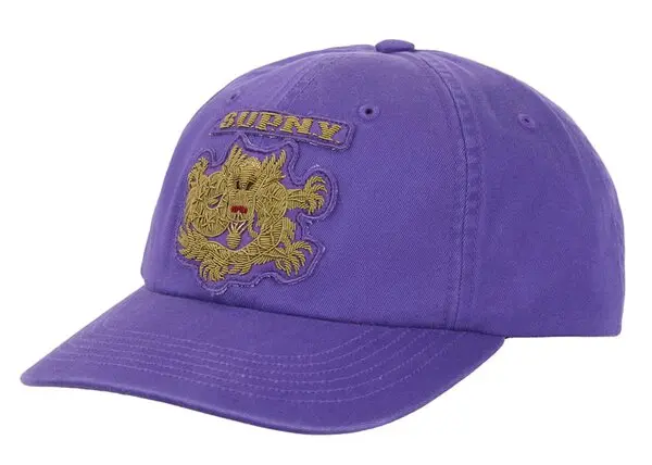 Supreme Bullion Dragon 6-panel Cap - Bright Purple