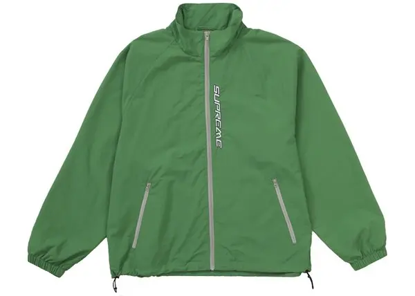 Supreme Contrast Zip Track Jacket - Green
