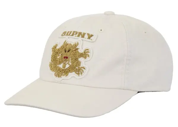 Supreme Bullion Dragon 6-panel Cap - Stone