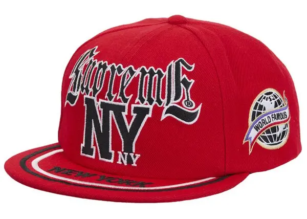 Supreme New York 6-panel Cap - Red