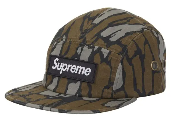 Supreme Military Camp Cap - Mossy Oak Trebark Camo