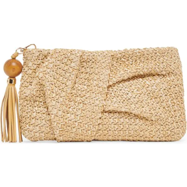 Dolce Vita Lorena Raffia Clutch