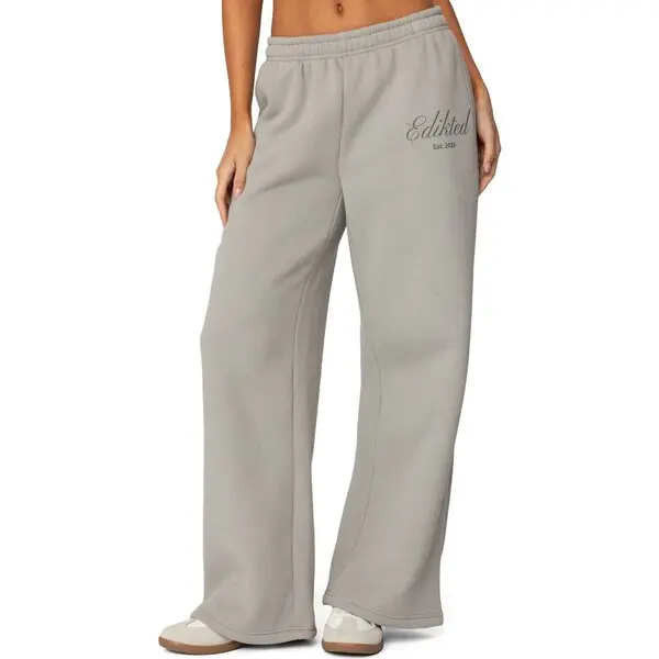 EDIKTED Wide Leg Sweatpants