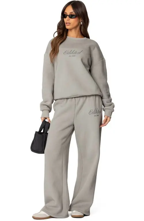 EDIKTED Wide Leg Sweatpants