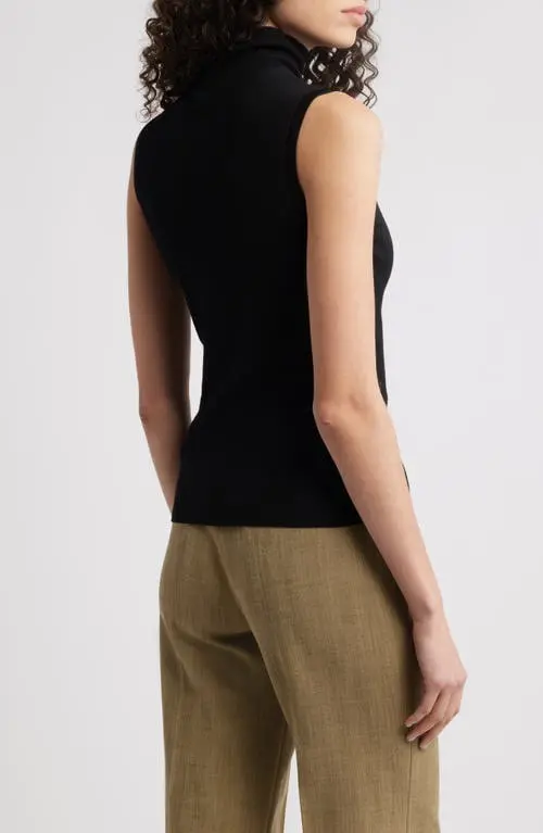 BOSS Fermesa Sleeveless Turtleneck Sweater
