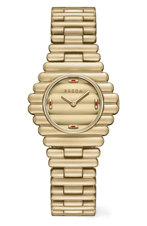 BREDA The Coda Bracelet Watch - 18k Gold Plated
