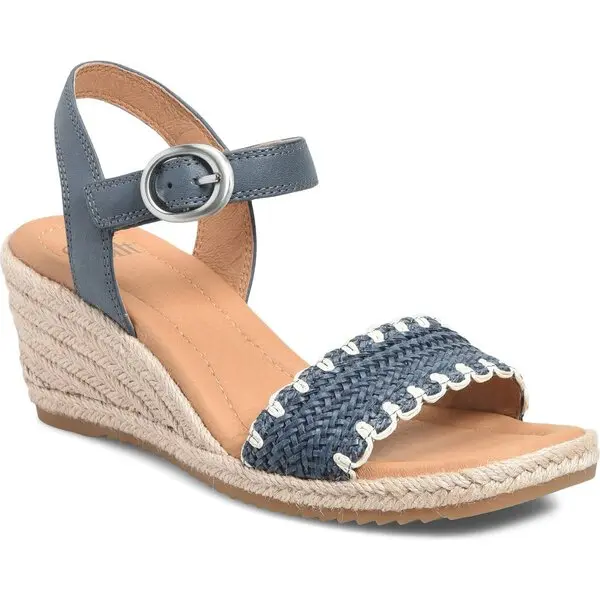 SOFFT Inez Wedge Sandal - Navy