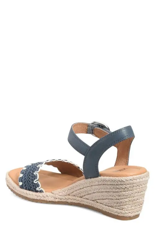 SOFFT Inez Wedge Sandal - Navy