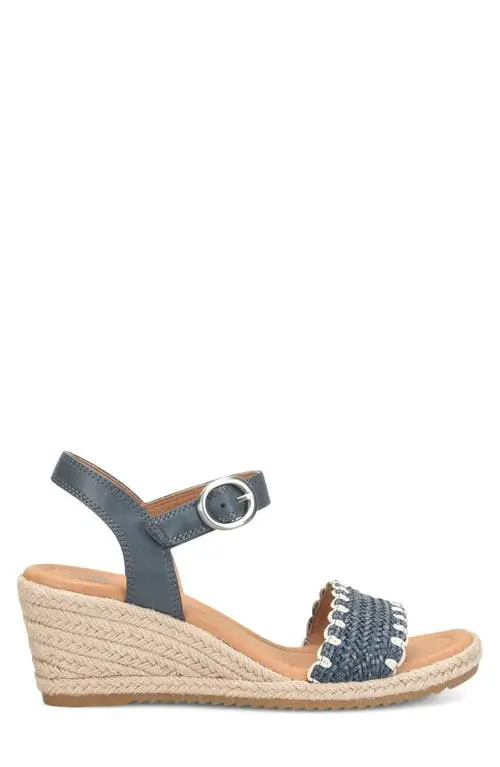 SOFFT Inez Wedge Sandal - Navy