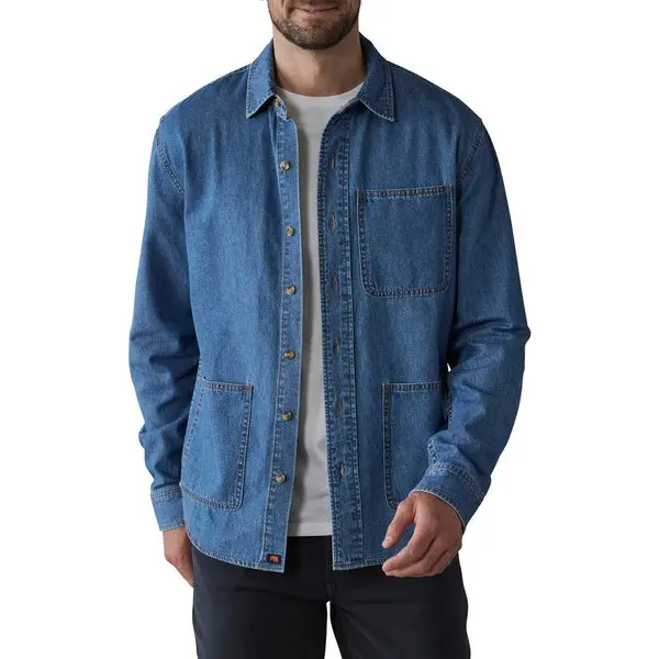 THE NORMAL BRAND Lightweight Denim Overshirt