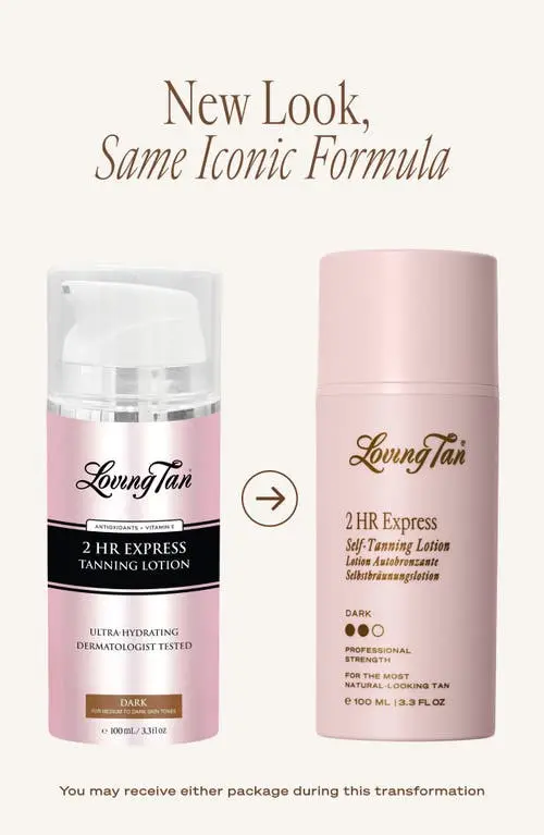 LOVING TAN 2 Hr Express Self-tanning Lotion - Dark