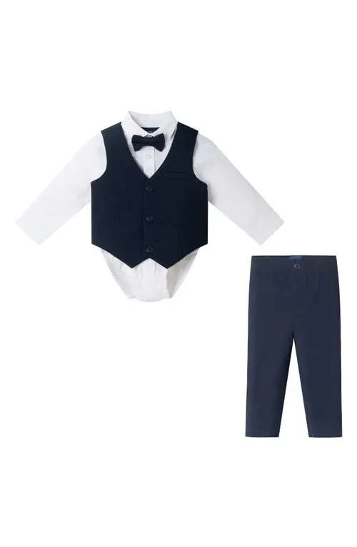 Andy & Evan Bowtie, Vest, And Pants Set - Blue