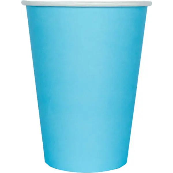 JOLLITY & CO Solid Color 12 Oz Cups - Cerulean