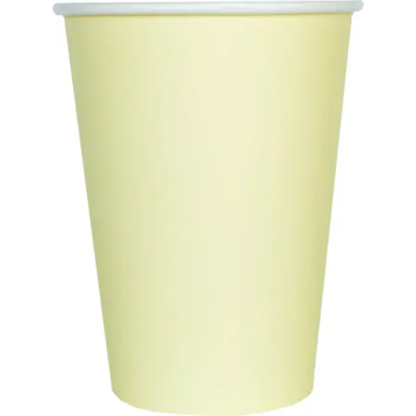 JOLLITY & CO Solid Color 12 Oz Cups - Lemon