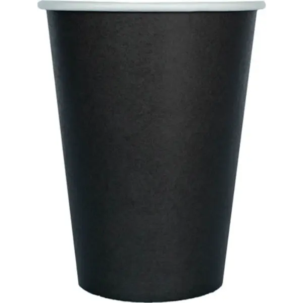 JOLLITY & CO Solid Color 12 Oz Cups - Onyx