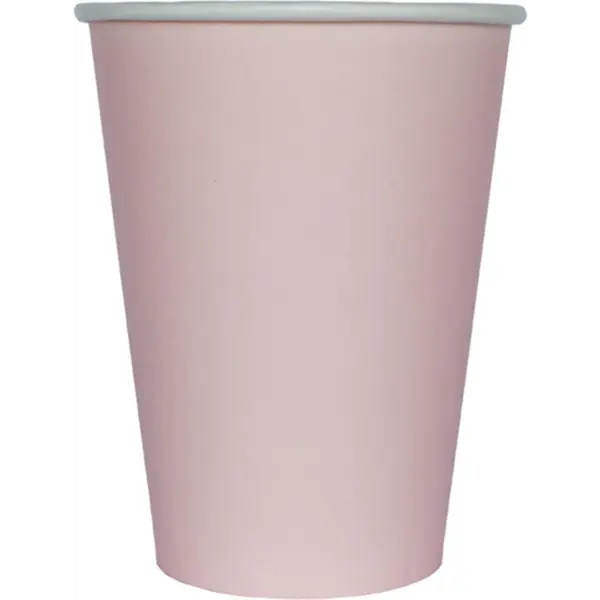 JOLLITY & CO Solid Color 12 Oz Cups - Petal