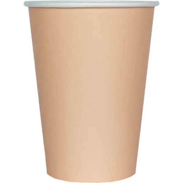 JOLLITY & CO Solid Color 12 Oz Cups - Sand