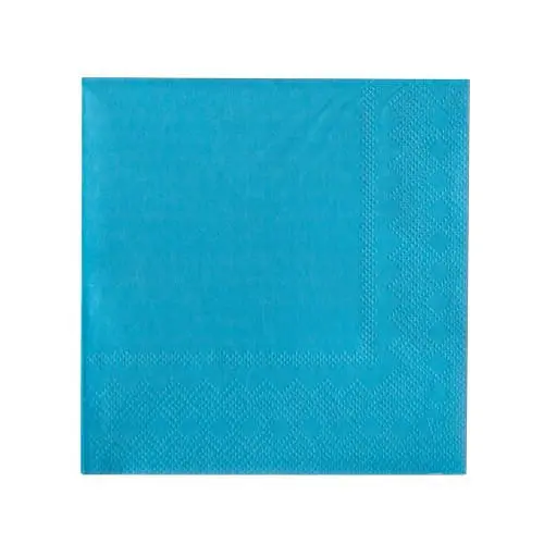 JOLLITY & CO Solid Color Large Napkins - Cerulean