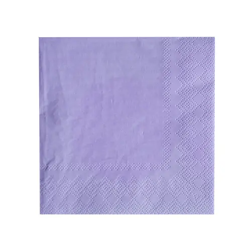 JOLLITY & CO Solid Color Large Napkins - Lavender