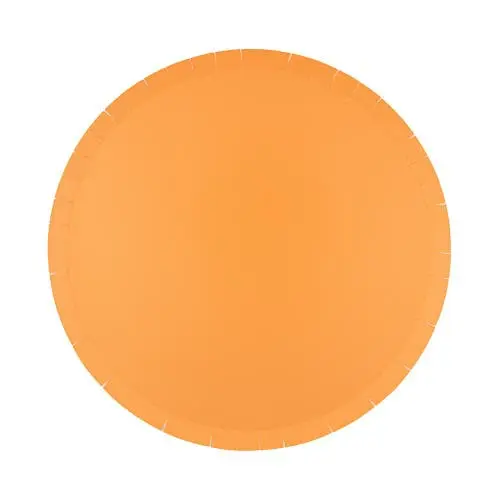JOLLITY & CO Solid Color Dinner Plates - Apricot