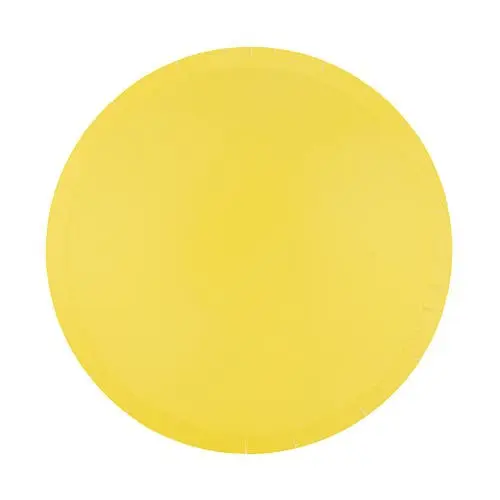 JOLLITY & CO Solid Color Dinner Plates - Banana