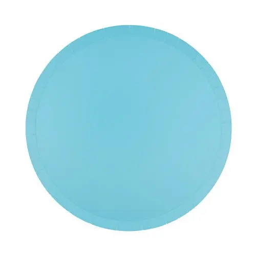 JOLLITY & CO Solid Color Dinner Plates - Cerulean