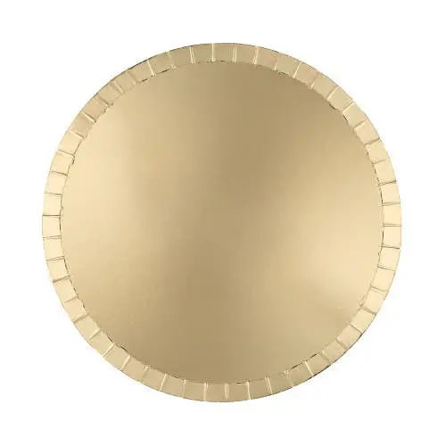JOLLITY & CO Solid Color Dinner Plates - Gild