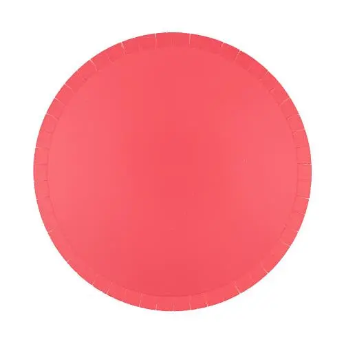 JOLLITY & CO Solid Color Dinner Plates - Watermelon