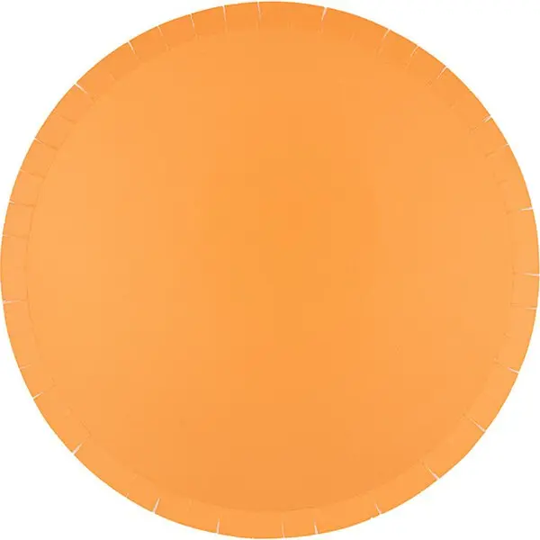 JOLLITY & CO Solid Color Dessert Plates - Apricot
