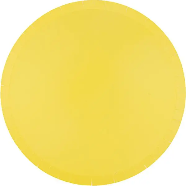 JOLLITY & CO Solid Color Dessert Plates - Banana