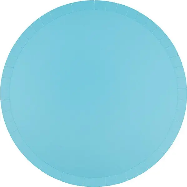 JOLLITY & CO Solid Color Dessert Plates - Cerulean