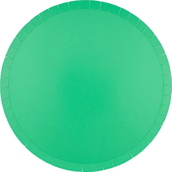 JOLLITY & CO Solid Color Dessert Plates - Grass