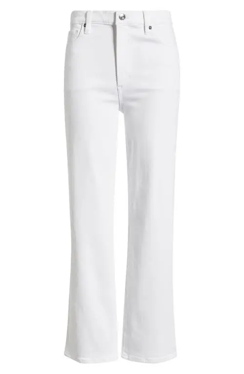 FRAME Le Sleek High Waist Ankle Straight Leg Jeans - White