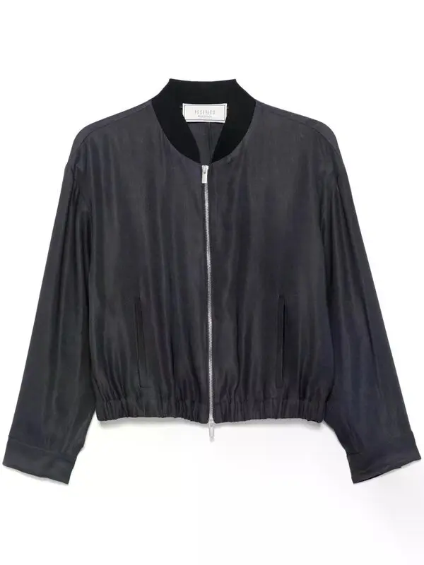 Peserico Gabardine Bomber Jacket