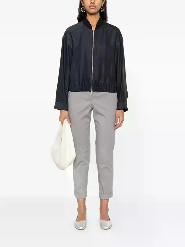 Peserico Gabardine Bomber Jacket