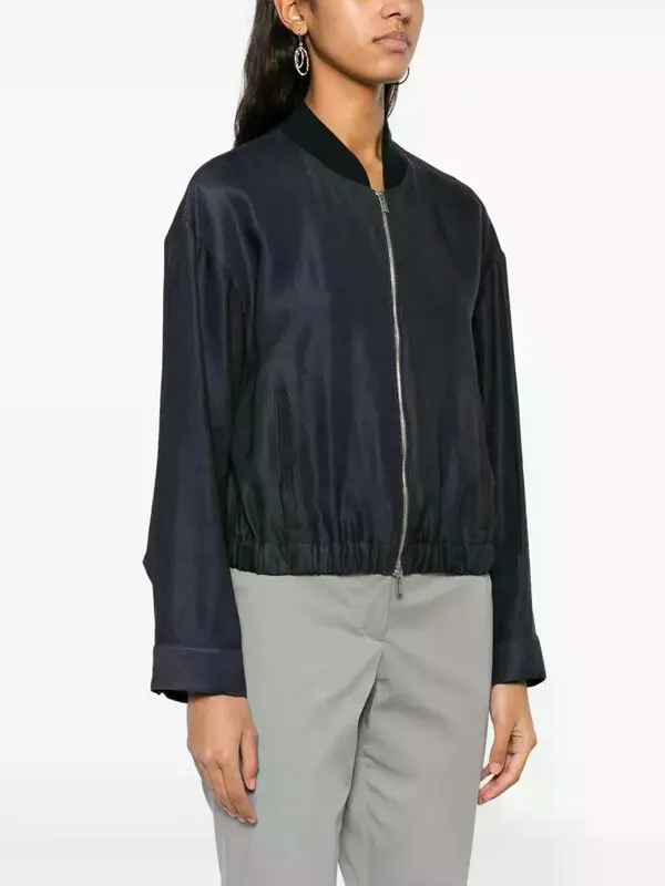 Peserico Gabardine Bomber Jacket