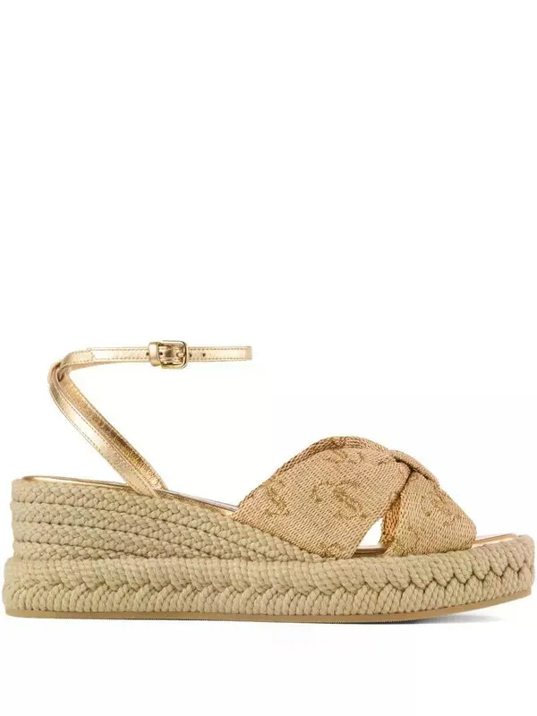 JIMMY CHOO 60mm Aella Sandals - Brown