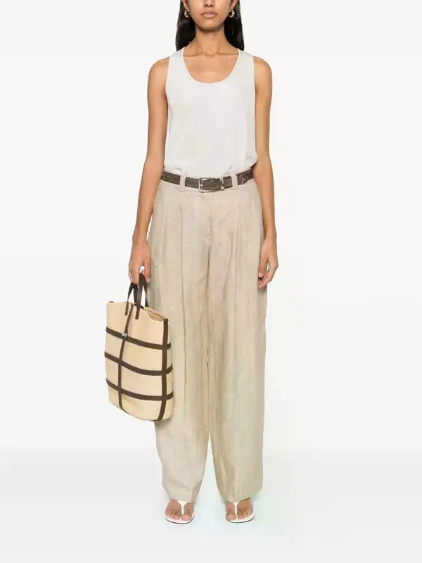 Peserico Bead-embellished Tank Top - Neutrals