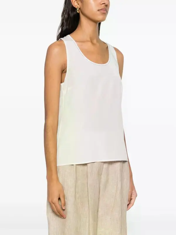 Peserico Bead-embellished Tank Top - Neutrals