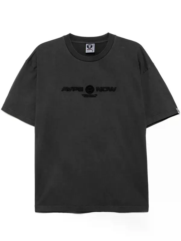 AAPE BY *A BATHING APE Logo Embroidered T-shirt