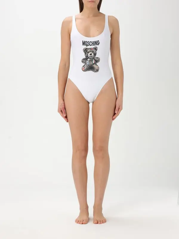 Moschino One-piece Swimsuit - White