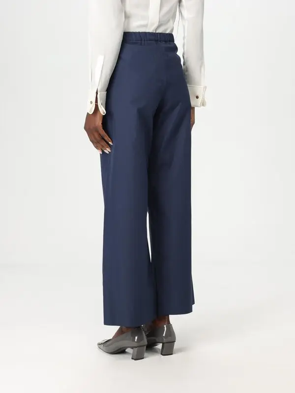 Max Mara Tailored Wide-leg Pants - Navy
