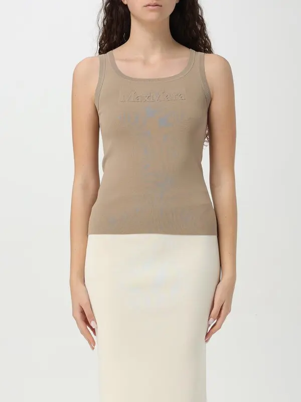 Max Mara Ribbed Knit Tank Top
