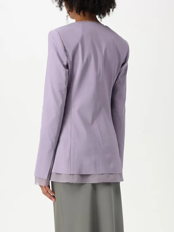Pinko Single-breasted Jacket With Notched Lapel