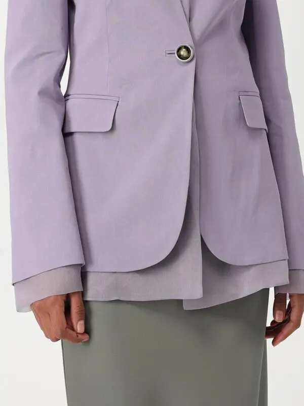Pinko Single-breasted Jacket With Notched Lapel