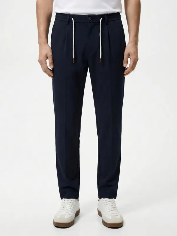 Eleventy Tailored Drawstring Trousers