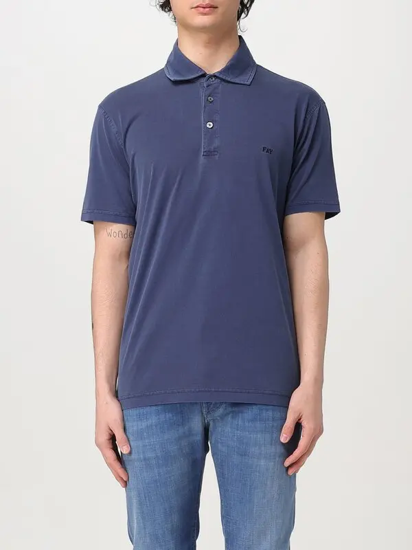 FAY Polo Shirt - Blue
