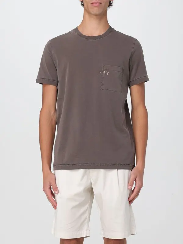 FAY T-shirt - Brown