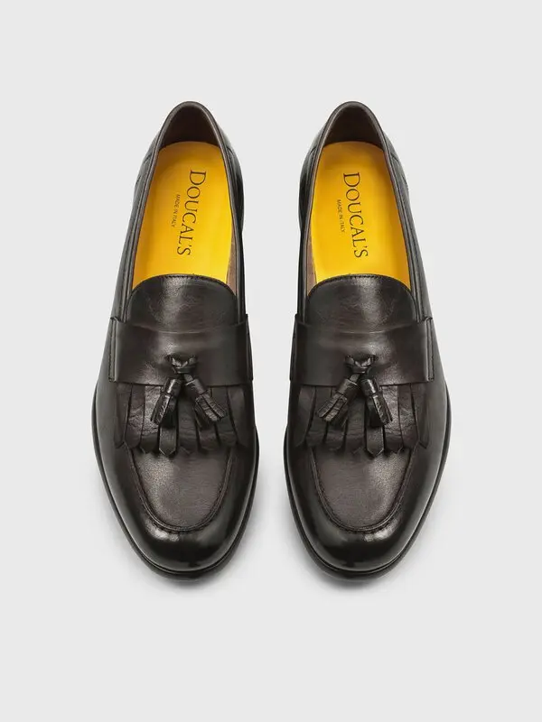 DOUCAL'S Tassel Loafers - Brown