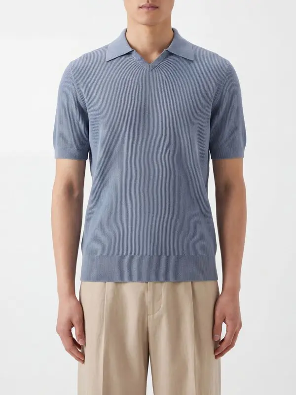 Brunello Cucinelli Polo Shirt - Lead